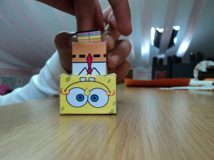 Paper cube craft