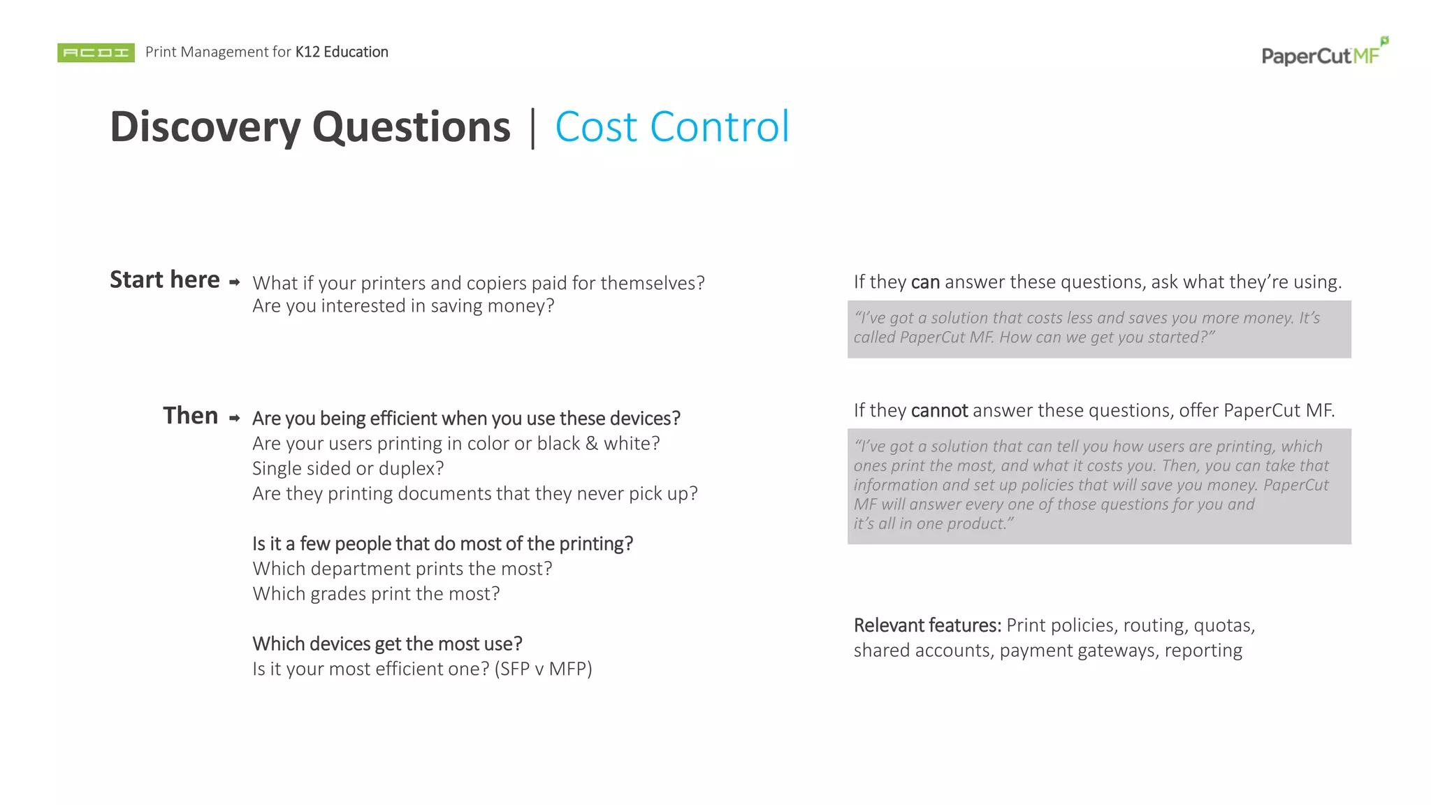 PaperCut Education K12 | PPT