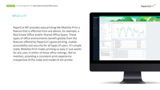 PaperCut Real Estate Shared Office | PPT