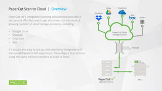 PaperCut Scan to Cloud | PPTX | Cloud Computing | Internet