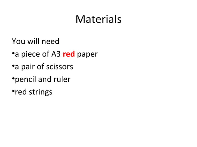Paper cutting slide | PPT