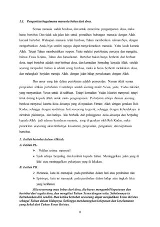 Paper dogmatika 3 (MANUSIA BEBAS DARI DOSA) | DOCX