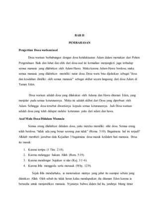 Paper dogmatika ii | PDF