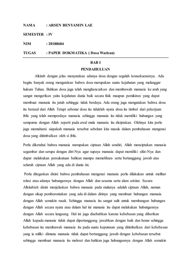 Paper dokmatika arsen copy | DOCX