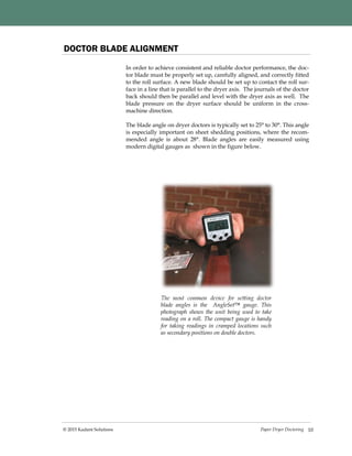 Paper Dryer Doctoring | PDF