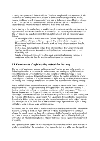 Agile learning Designs for an Agile world - Using Agile values and ...