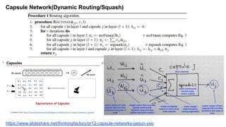 [Paper] dynamic routing between capsules | PPT