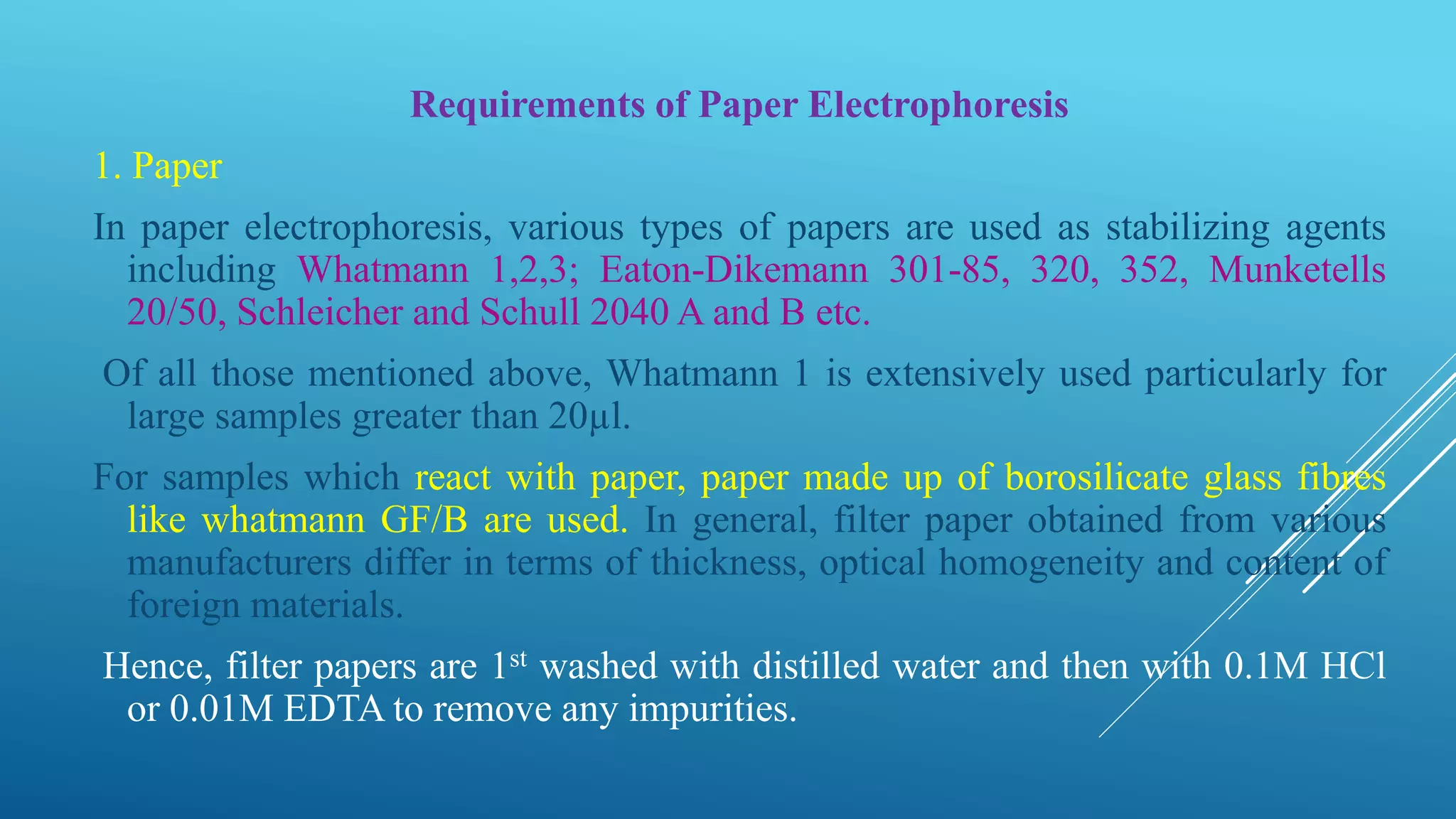 Paper electrophoresis ppt | PPTX