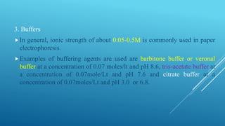 Paper electrophoresis ppt | PPTX