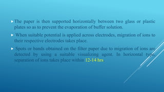 Paper electrophoresis ppt | PPTX
