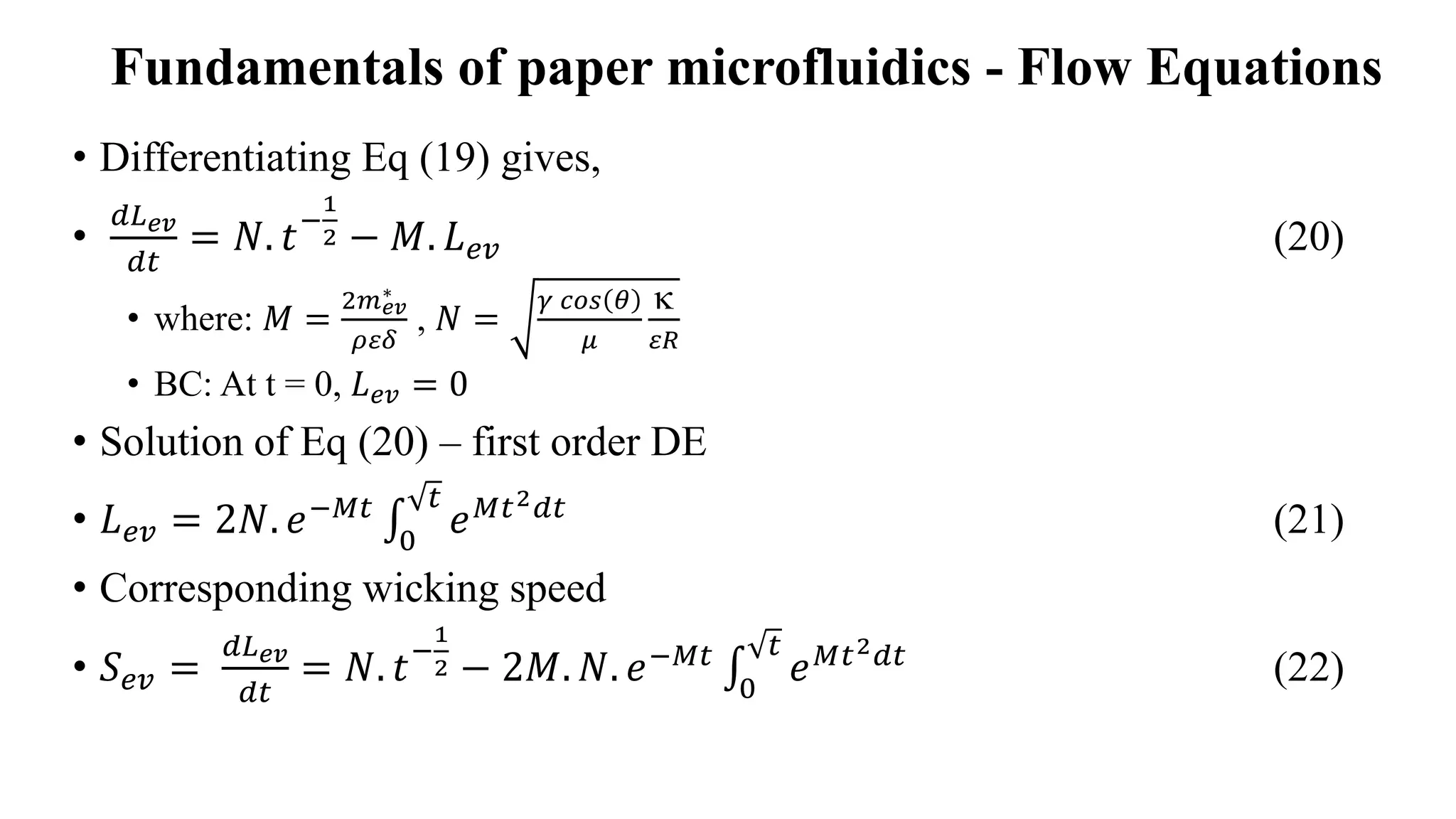 Paper Flow equations_slideshare2.pptx | Chemistry | Science