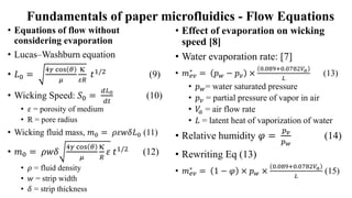 Paper Flow equations_slideshare2.pptx | Chemistry | Science