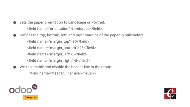 Paper Format in Odoo 17 - Odoo 17 Slides | PPTX