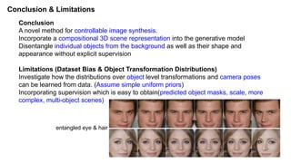 [Paper] GIRAFFE: Representing Scenes as Compositional Generative Neural Feature Fields | PPT
