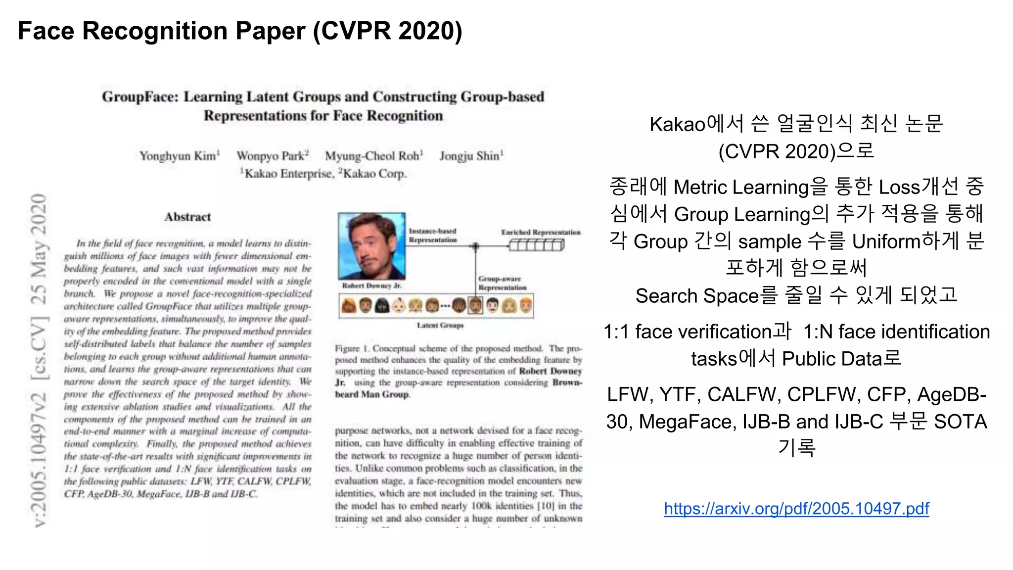 GroupFace (Face Recognition) | PPTX