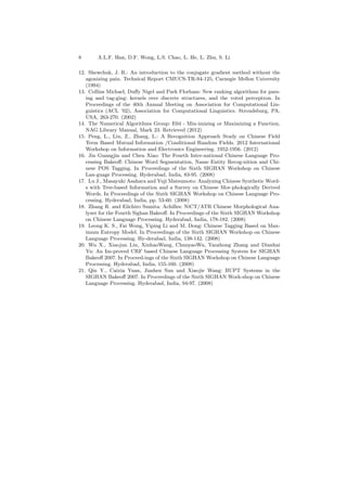 GSCL2013.A Study of Chinese Word Segmentation Based on the Characteristics of Chinese | PDF