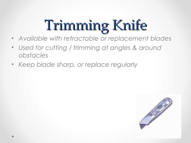 Paperhanging tools | PPT