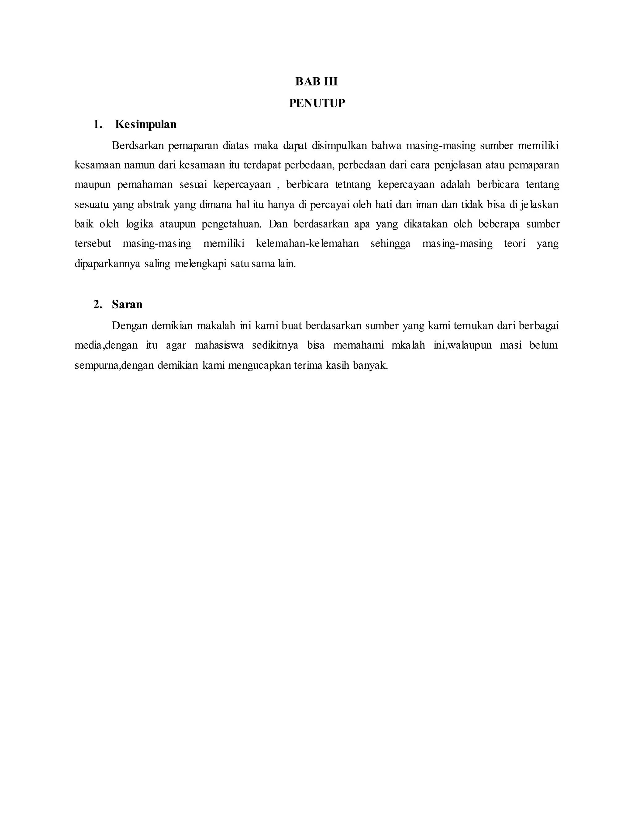 penciptaan alam semesta menurut alkitab | DOCX