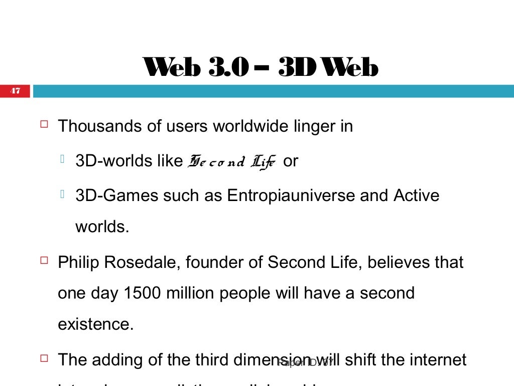 Web 1.0 to Web 3.0 - Evolution of the Web and its Various Challenges
