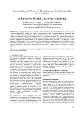 Survey of Clustering Algorithms | PDF
