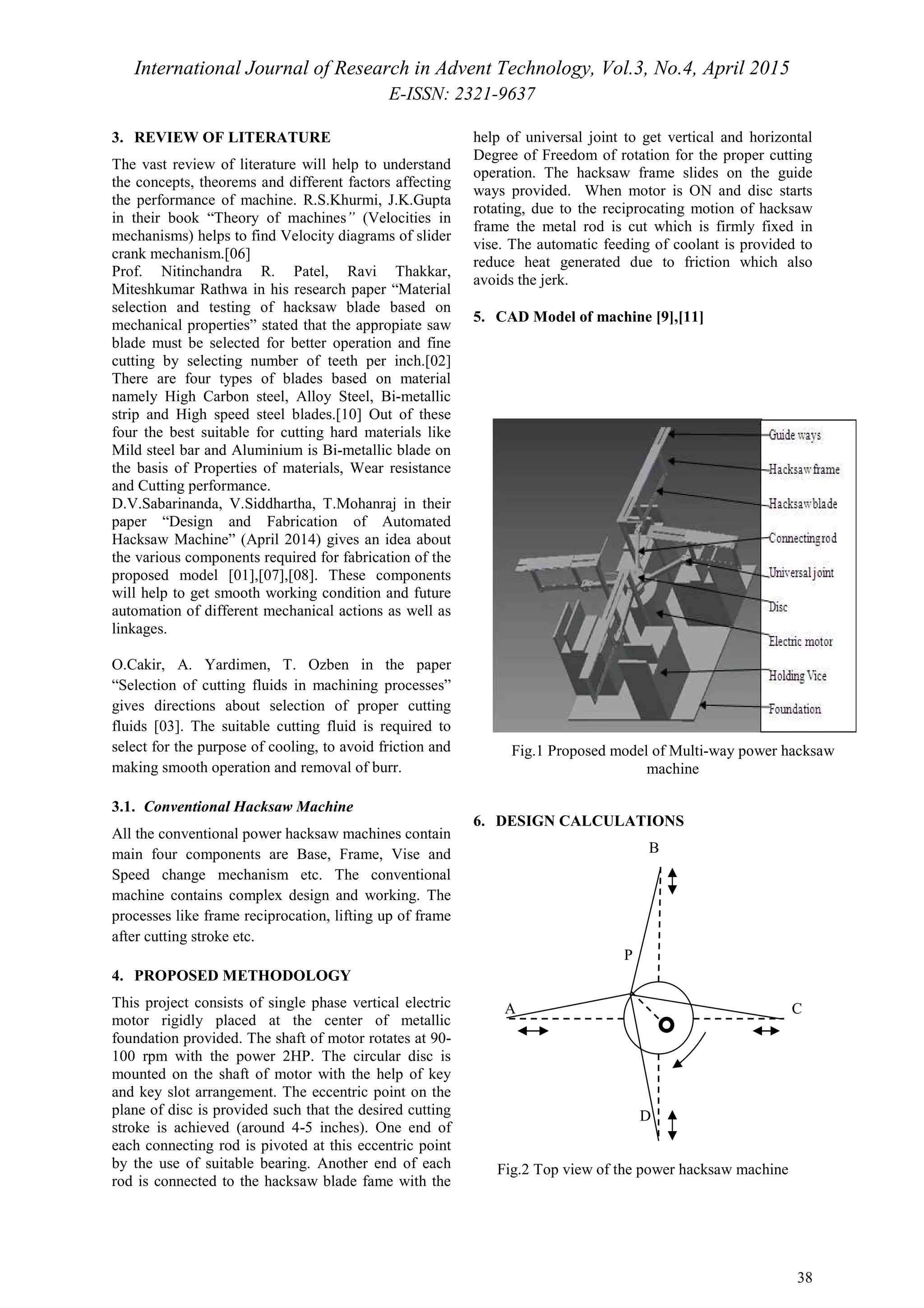 multiway hack saw machine | PDF