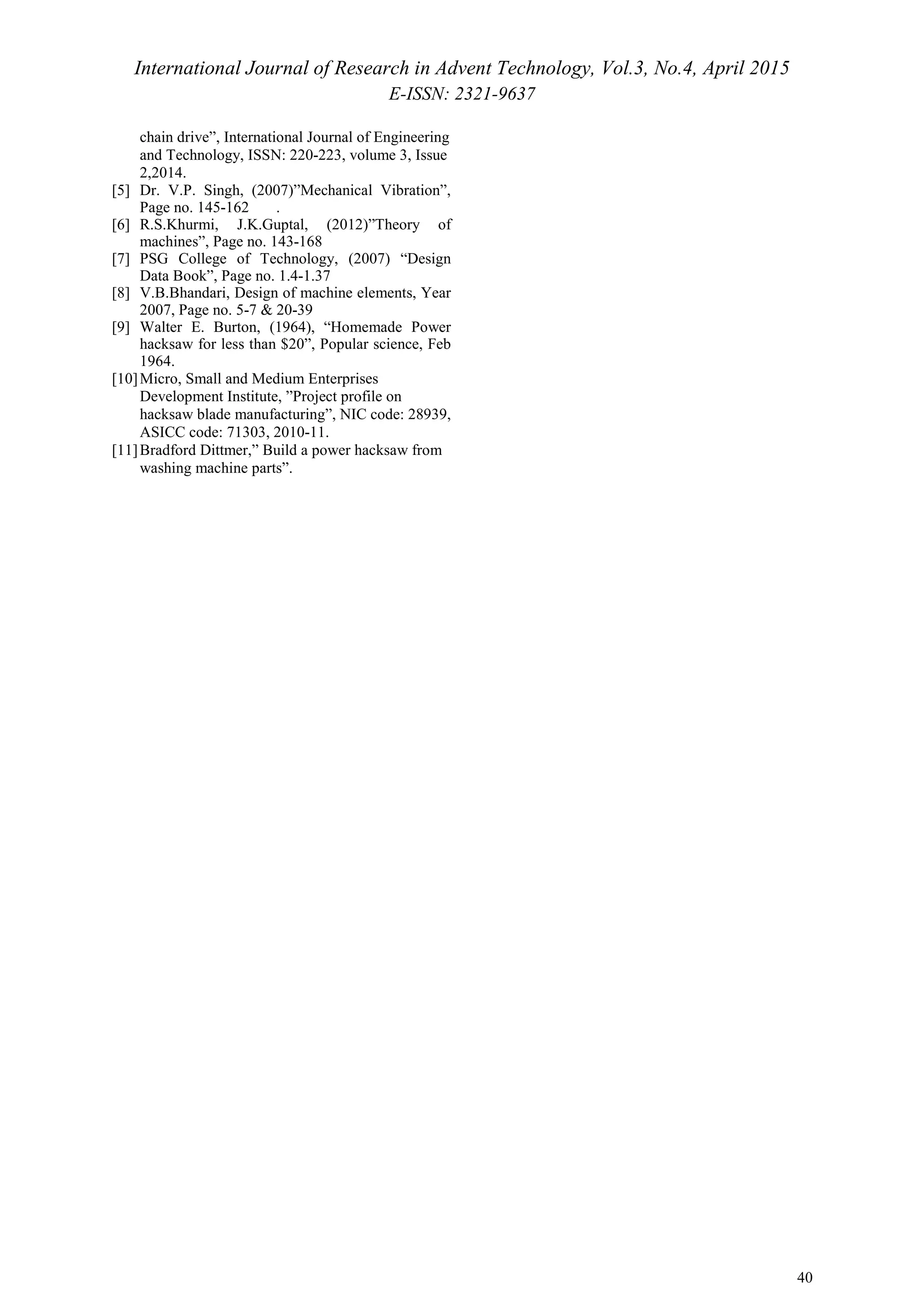 multiway hack saw machine | PDF
