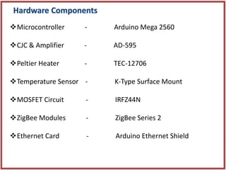 Temperature Monitoring System with remote calibration capability | PPT