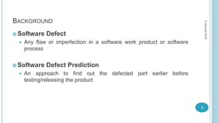 SAL: An Effective Method for Software Defect Prediction | PPT