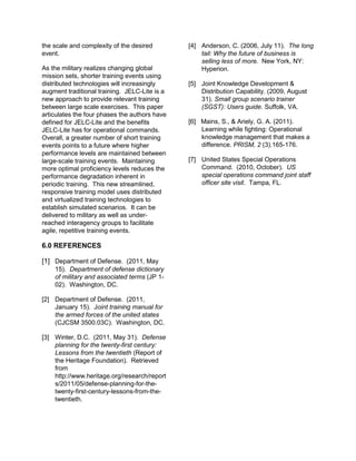 JELC-Lite: Unconventional Instructional Design for Special Operations ...