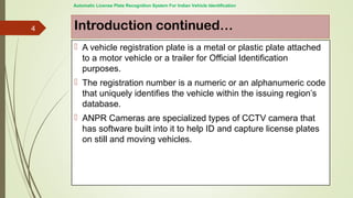 AUTOMATIC LICENSE PLATE RECOGNITION SYSTEM FOR INDIAN VEHICLE ...