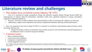 PV, Battery & Supercapacitor based Electric Vehicle with BLDC motor ...