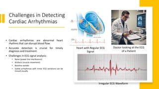 Cardiac arrhythmia detection using artificial intelligence | PPTX