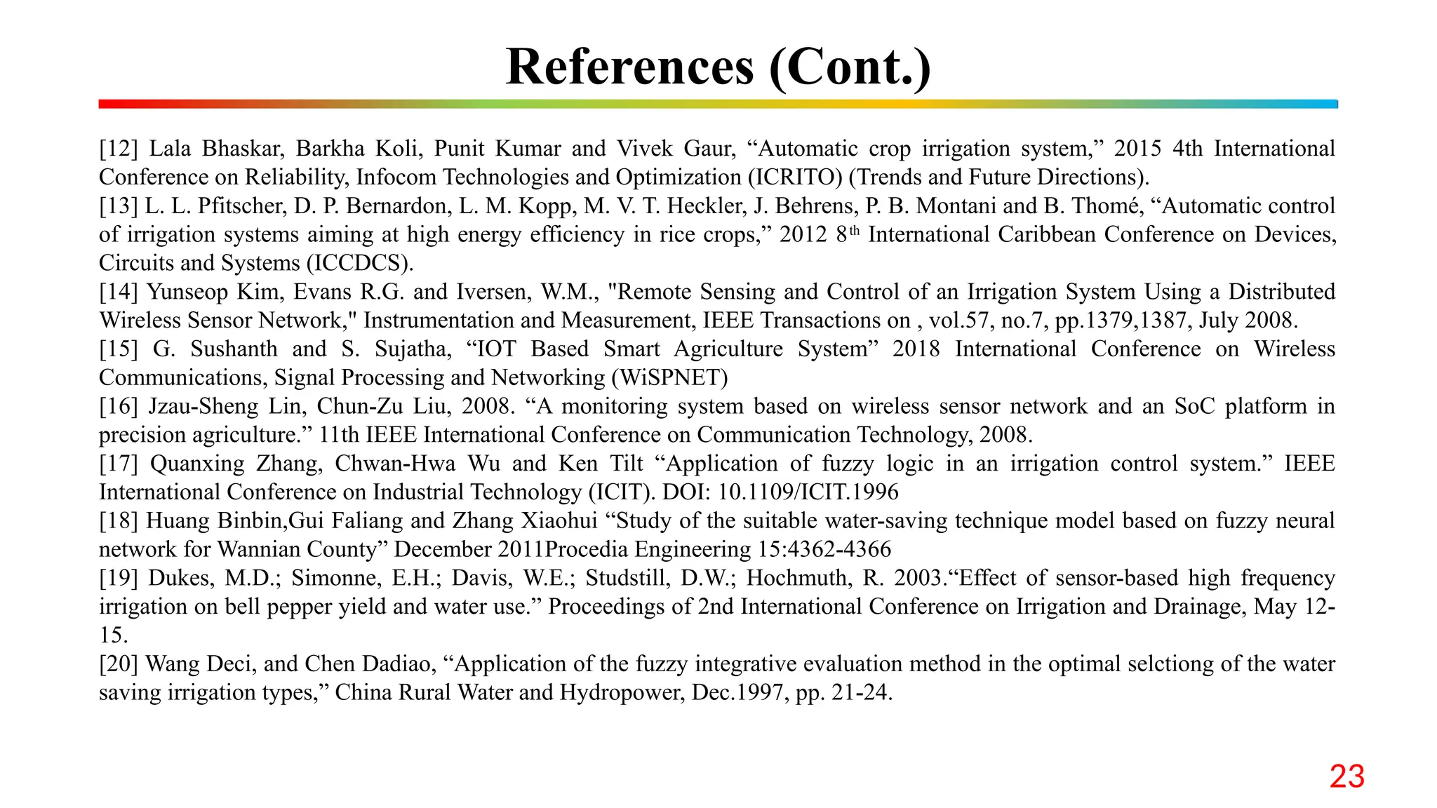 An Automated Irrigation and Fertilization management System Using Fuzzy ...