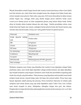 Paper industri pabrik sabun | PDF