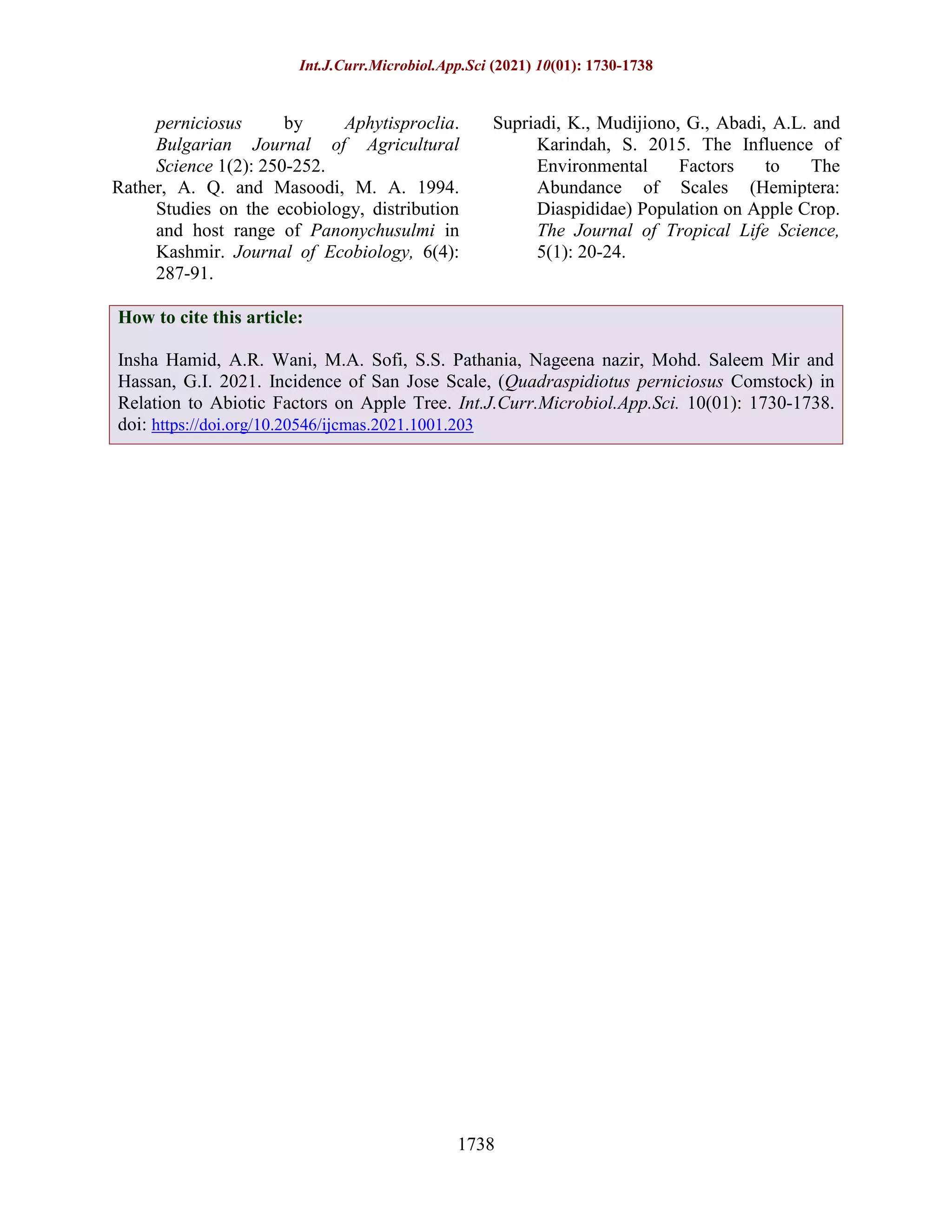 paper Insha Hamid, et al.pdf | Agriculture | Industries