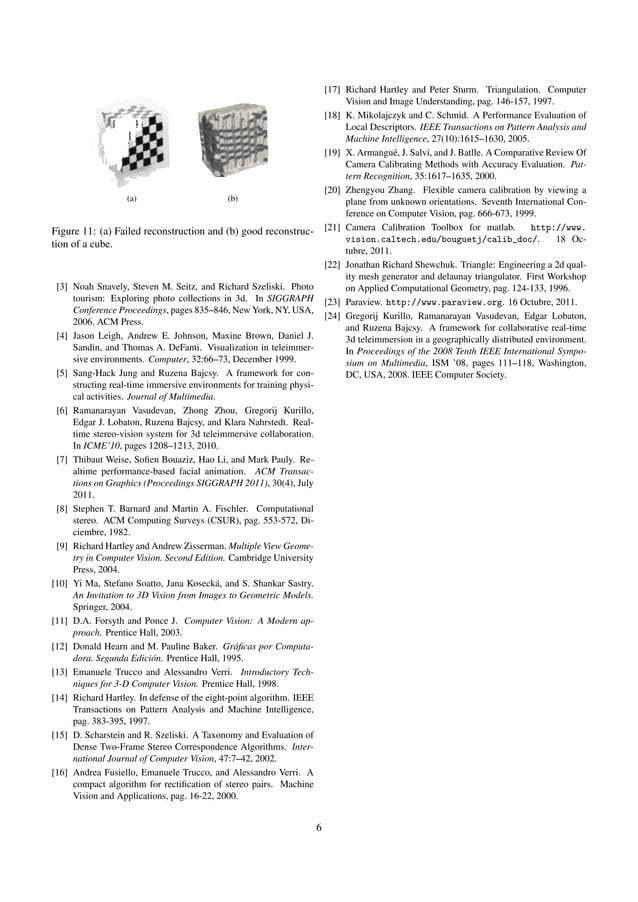 3-D Visual Reconstruction: A System Perspective | PDF
