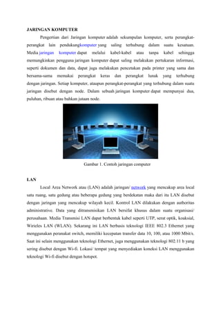 Analisa Subnetting Local Area Network (Lan) Pada Lab Jaringan Komputer ...