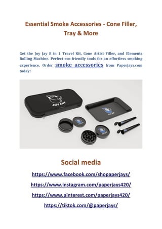 Cyclones Clear & Hemp Cones, ENDO Organic Hemp Perolls Cones ...