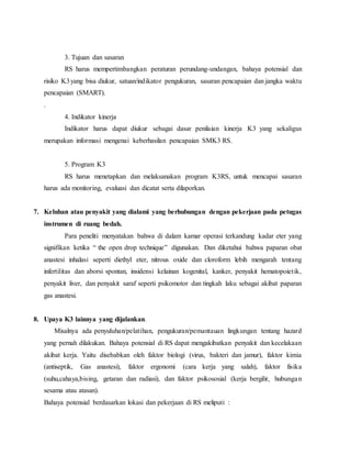 Paper k3 di ruang operasi tugas individu | DOCX