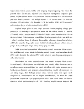 Paper k3 di ruang operasi tugas individu | DOCX