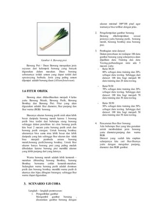 KLASIFIKASI BAWANG BERBASIS CITRA DIGITAL MENGGUNAKAN METODE NAIVE ...