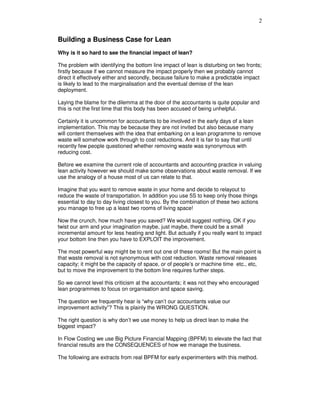 Building a Business Case for Lean by John Darlington and Daniel T Jones ...