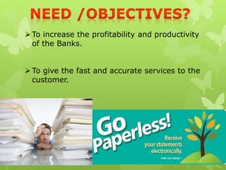 Paperless banking | PPTX