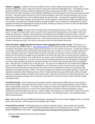 Paperless Desk Project Proposal | PDF