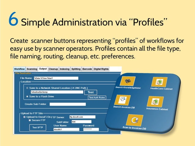 Fujitsu ScanSnap Scanner, an overview of document data capture with barcodes, text mining, OCR ...