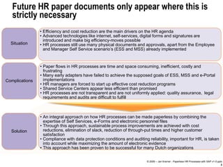 Paperless HR Processes With SAP | PDF
