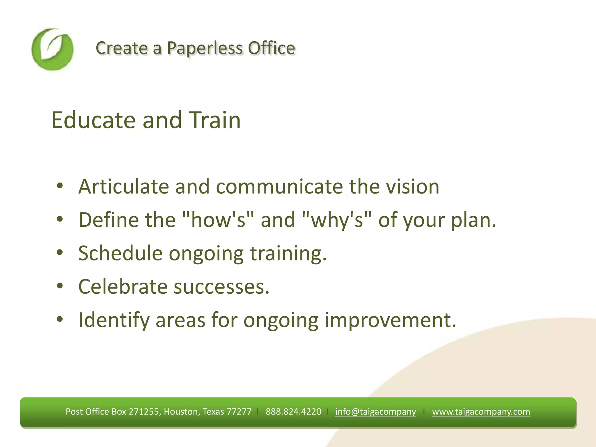 Paperless Office Presentation | PDF