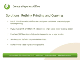 Paperless Office Presentation | PDF