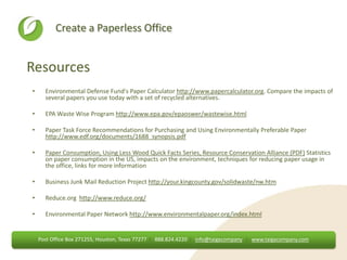 Paperless Office Presentation | PDF