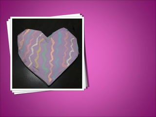 Paper mache candy hearts | PPT